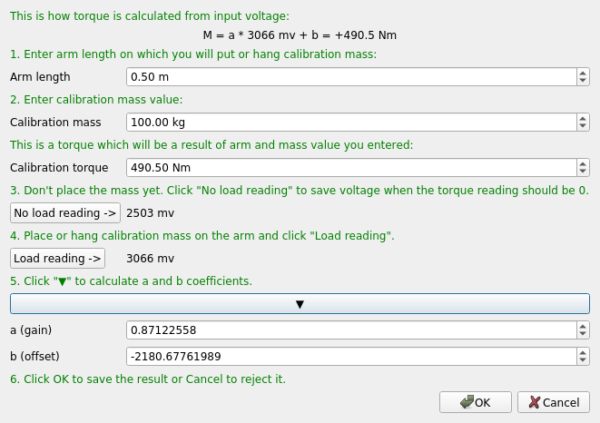 Load cell calibration tool - PEREK