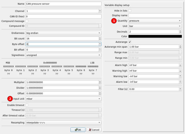 Dyno2 Dynamometer Software – CAN bus inputs - Perek